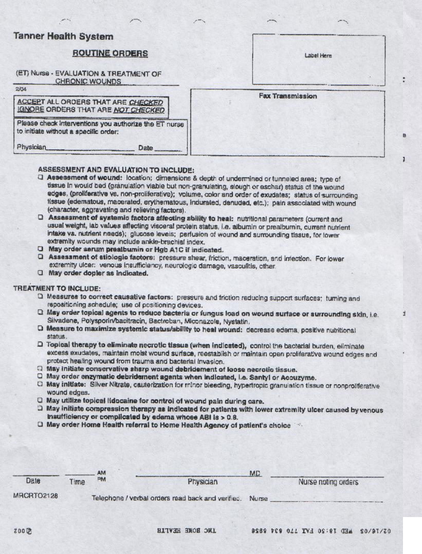 Wound Care Documentation Sample Frudgereport294 web fc2
